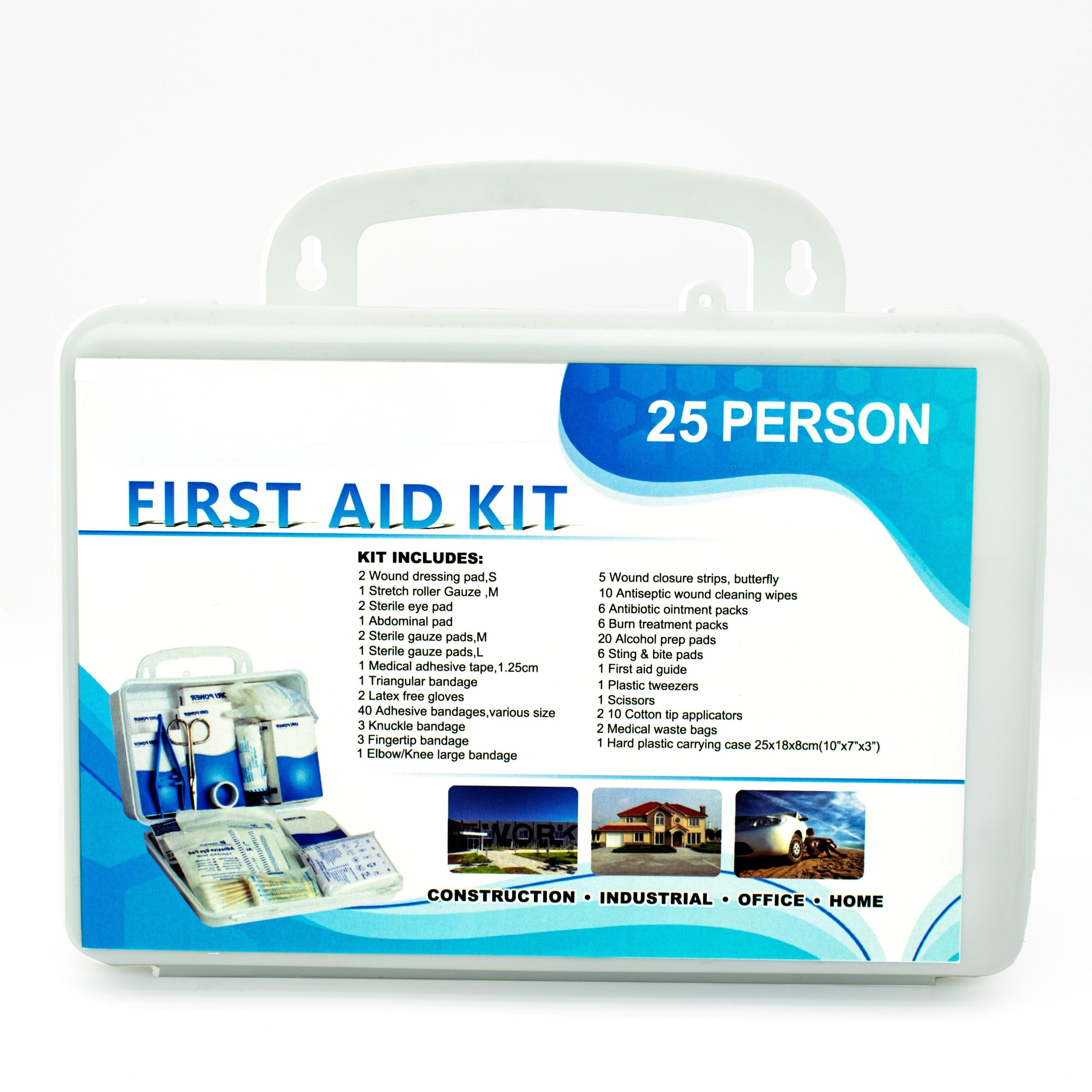 Waterproof Plastic First Aid Kit for Car, Camping, and Outdoor Use ...